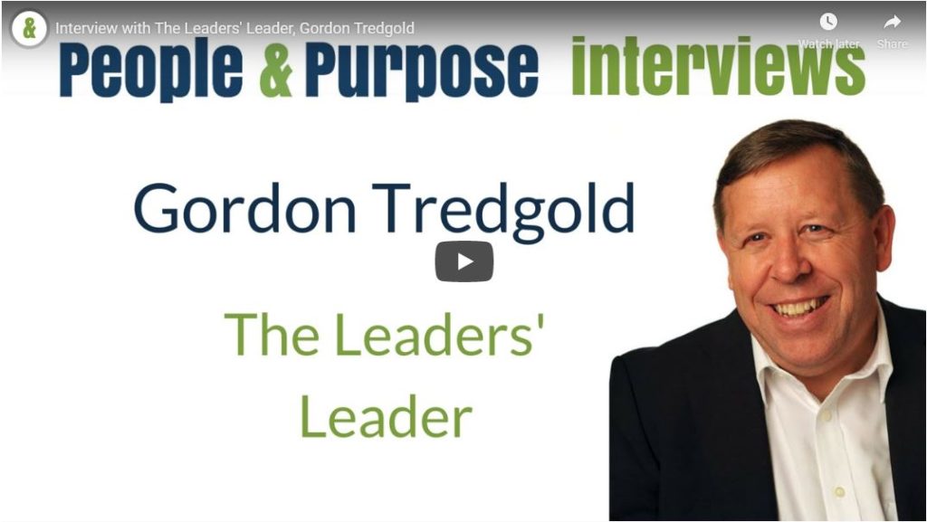 Leadership principles drive results - Gordon Tredgold | People & Purpose